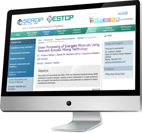 Green Processing of Energetic Materials Using RAM Technology - Resodyn ...